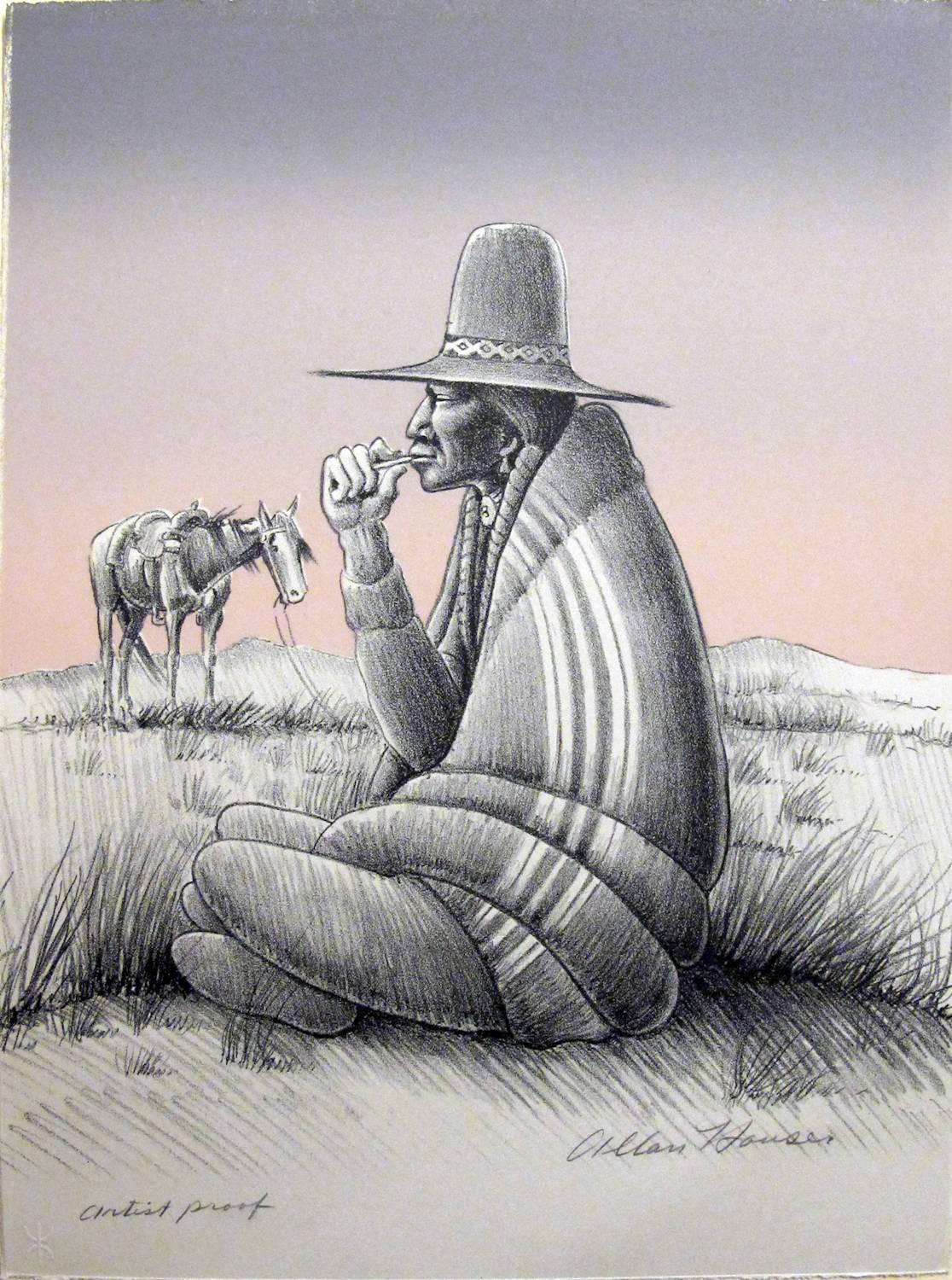 Allan Houser - Rest Stop at 1stDibs | allan houser artwork, allan ...