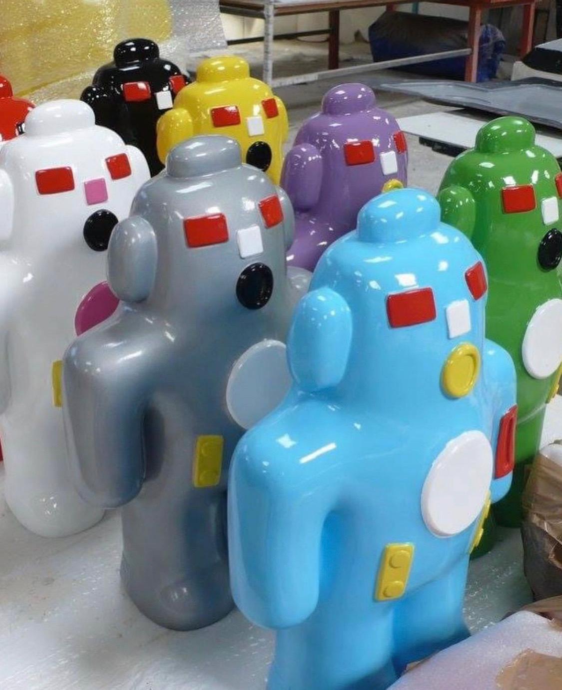 Demo - Robot I+D, Azul en venta en 1stDibs