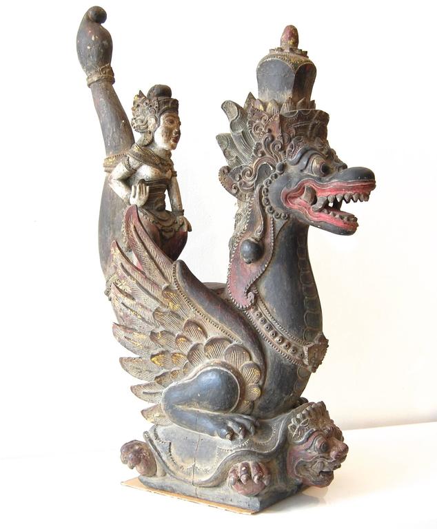 Unknown - Vishnu riding Garuda Dragon at 1stDibs | garuda vs dragon ...