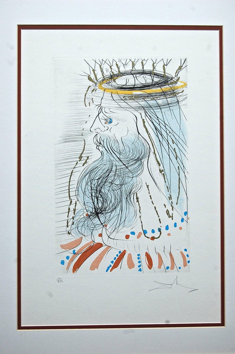 Salvador Dalí­ - Song of Song of King Solomon Etching with Gold Dust at ...