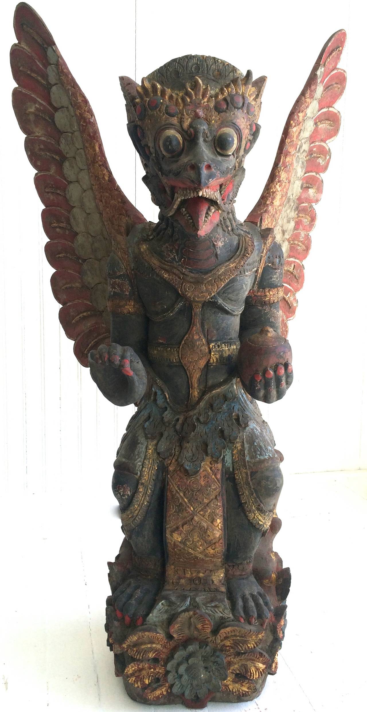Unknown - Garuda Temple Sculpture 19th Century Bali at 1stDibs | garuda ...