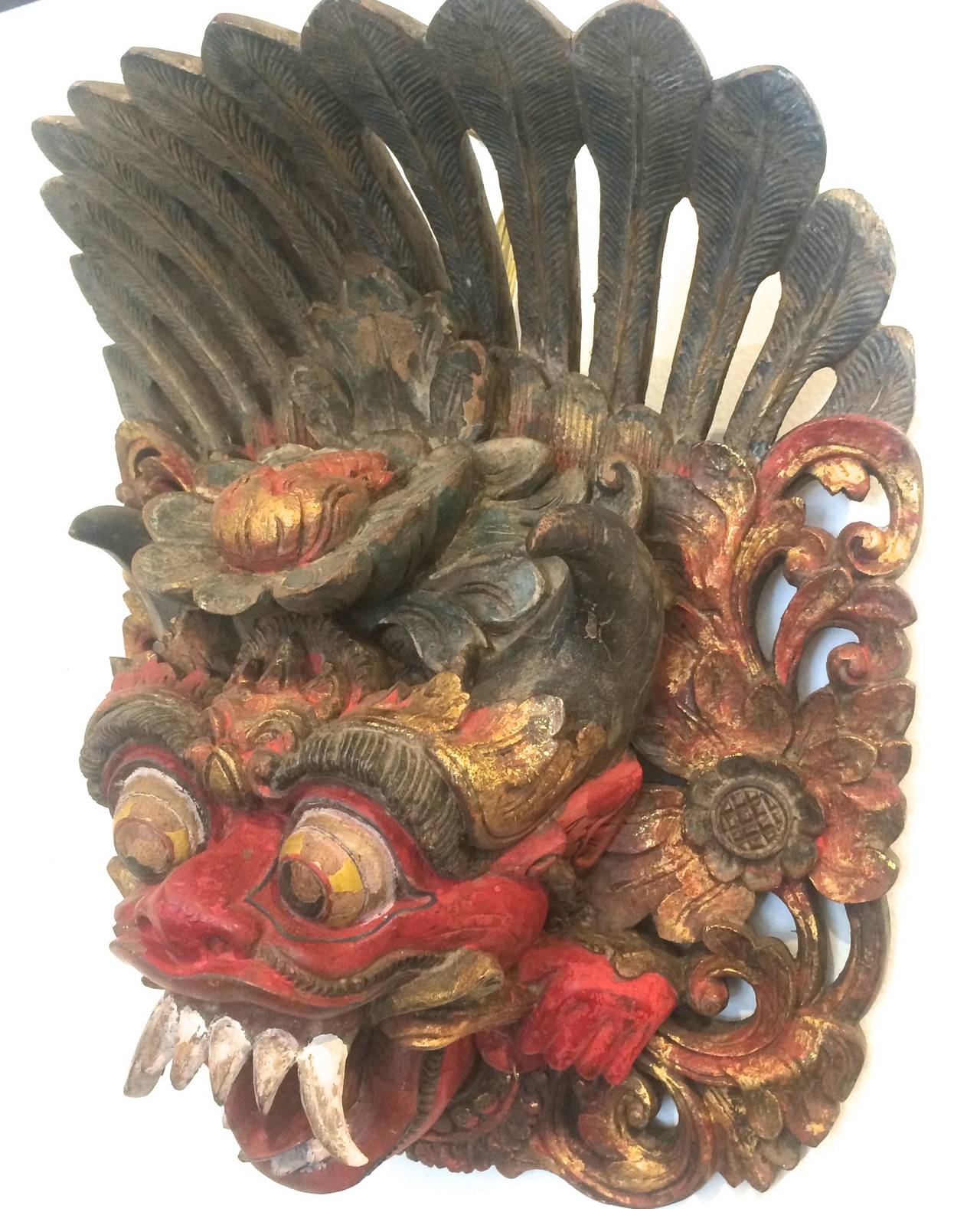 Unknown - Barong Mask Bali 19th Century Wood Sculpture at 1stDibs ...