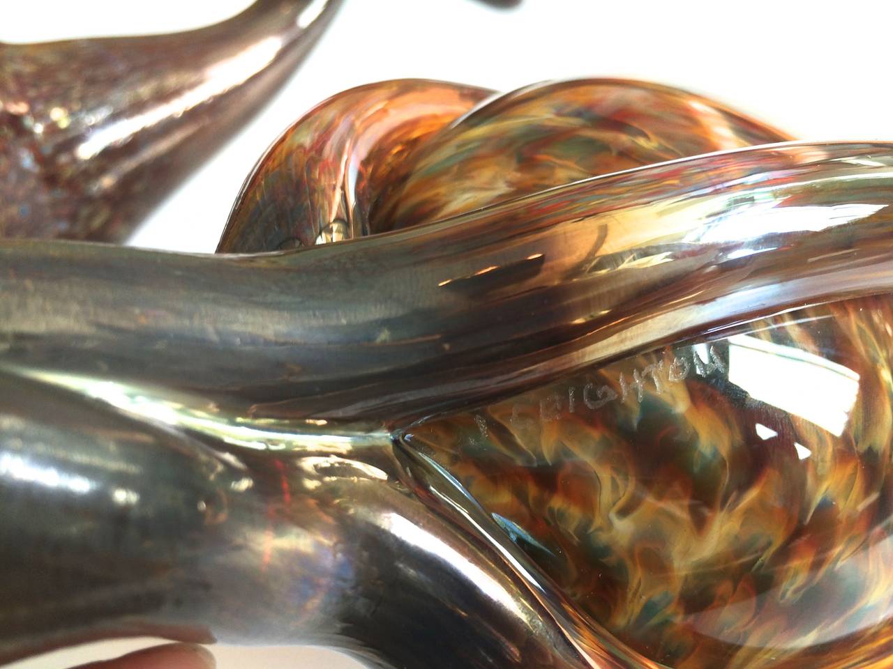 John Leighton - Art Glass Pumpkin Flowers Set at 1stDibs | john ...