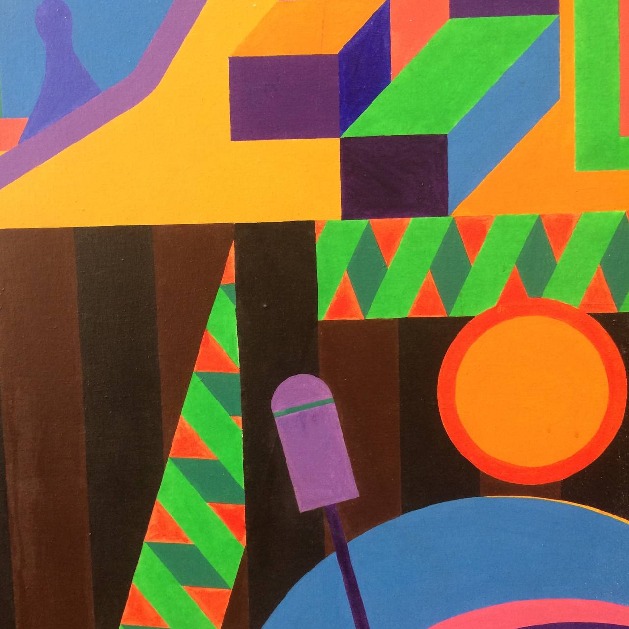 Peter Welton - Red Mill Mural at 1stDibs | peter welton artist