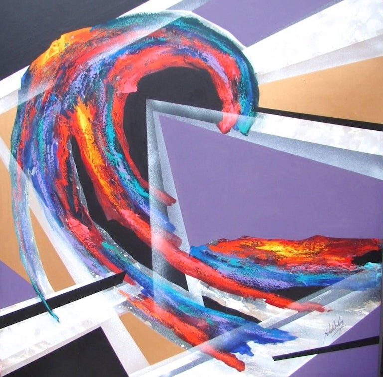 Roy Schallenberg - "Vortex" Large Abstract Expressionist For Sale at ...