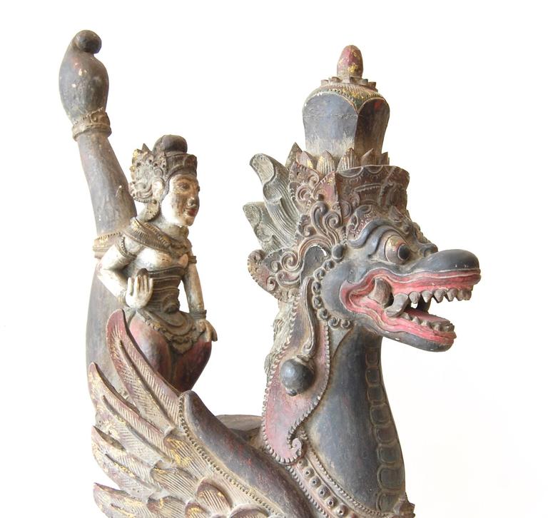 Unknown - Vishnu riding Garuda Dragon at 1stDibs