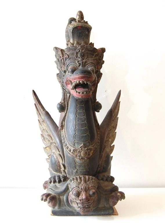 Unknown - Vishnu riding Garuda Dragon at 1stDibs