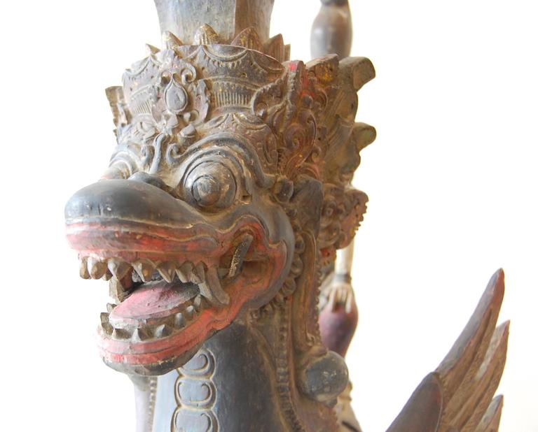 Unknown - Vishnu riding Garuda Dragon at 1stDibs