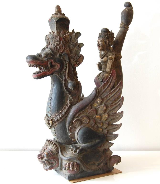 Unknown - Vishnu riding Garuda Dragon at 1stDibs