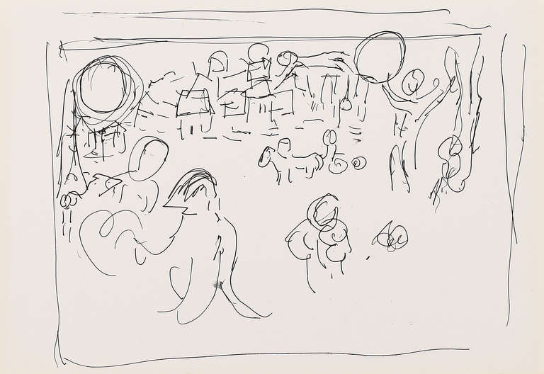 Marc Chagall - Landscape - St Paul de Vence ? For Sale at 1stDibs