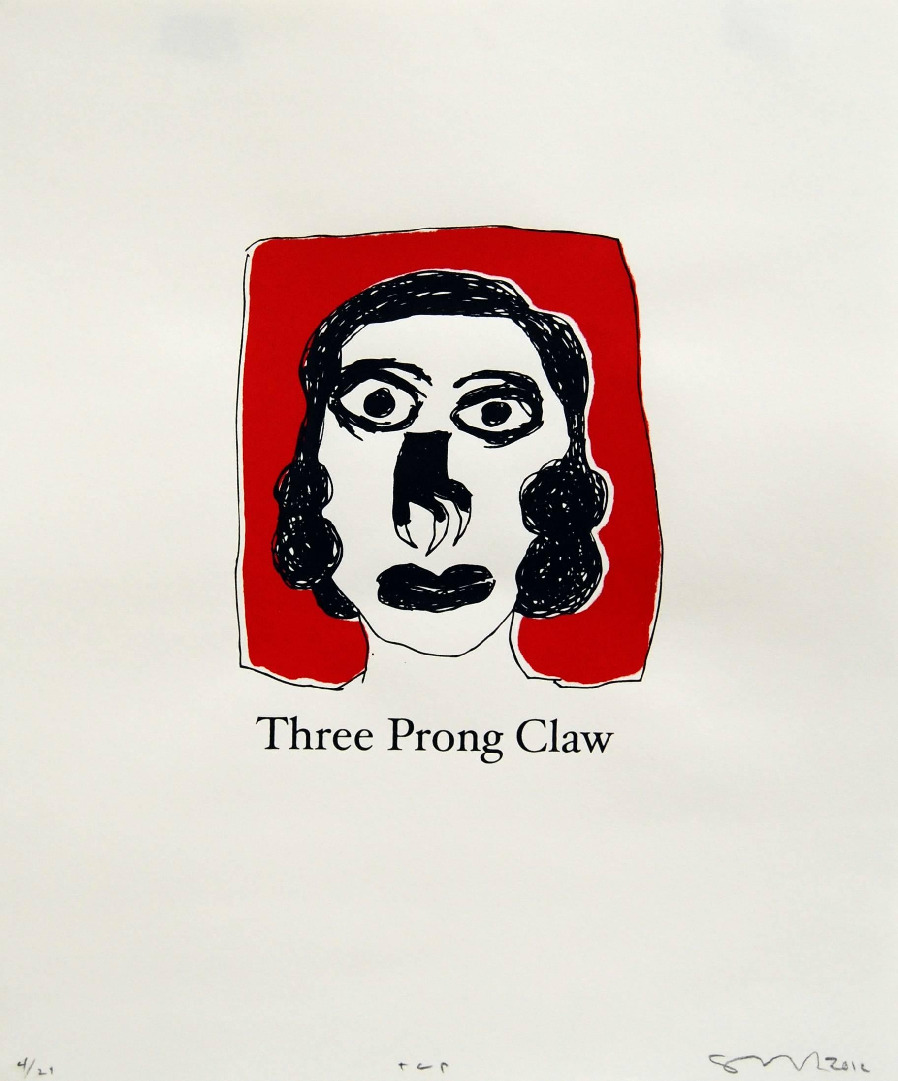 Gronk - Three Prong Claw, screenprint For Sale at 1stDibs | gronk posters