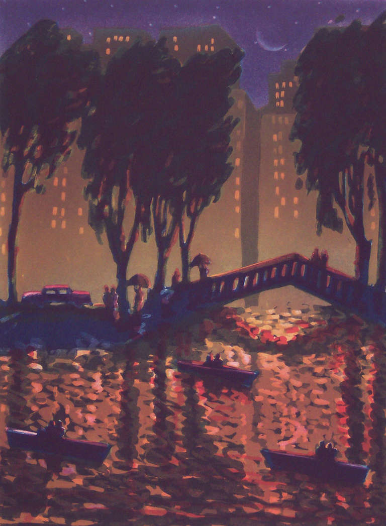 Carlos Almaraz - City Bridge For Sale at 1stDibs