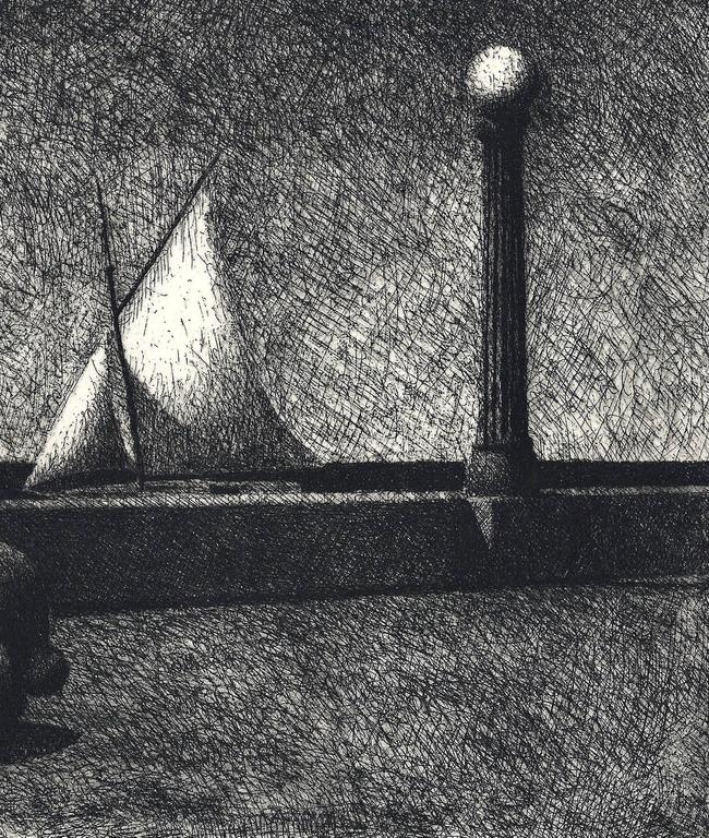 Michael Chapman - Difficult Crossing, limited edition etching For Sale ...