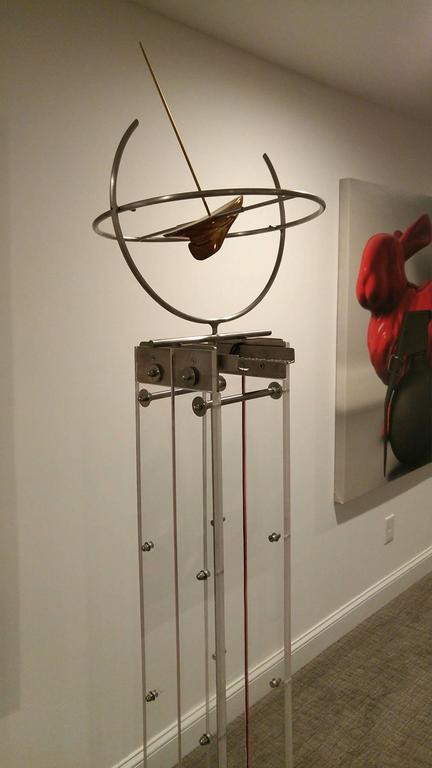 Robert Roesch - Sometimes On Time 77x16x16, Stainless Steele, Bronze ...