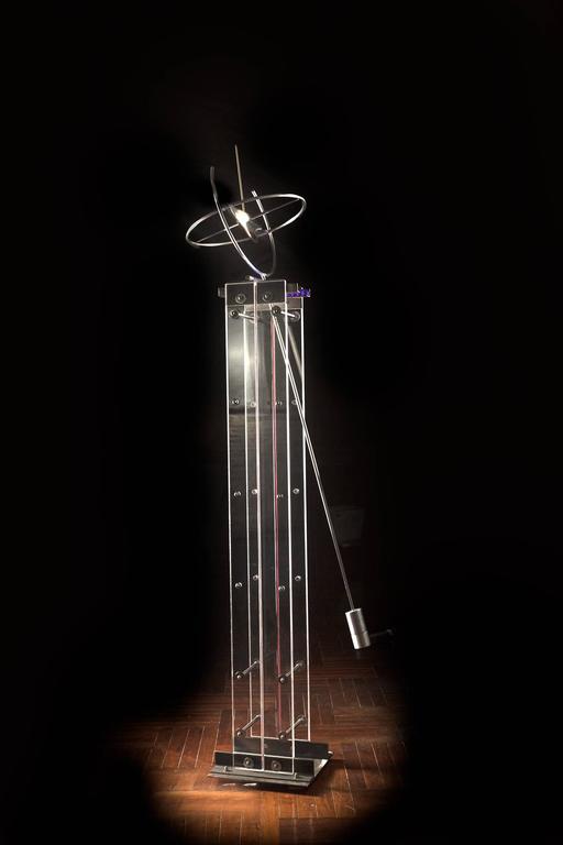 Robert Roesch - Sometimes On Time 77x16x16, Stainless Steele, Bronze ...