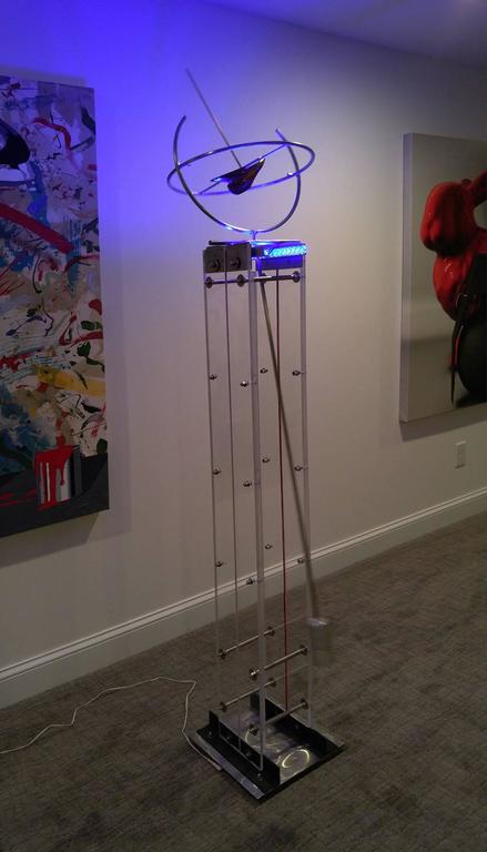 Robert Roesch - Sometimes On Time 77x16x16, Stainless Steele, Bronze ...