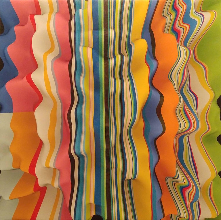 Joe Doyle and Diane Rosenblum - Noland Yellow and Black, 54x54 Flat ...