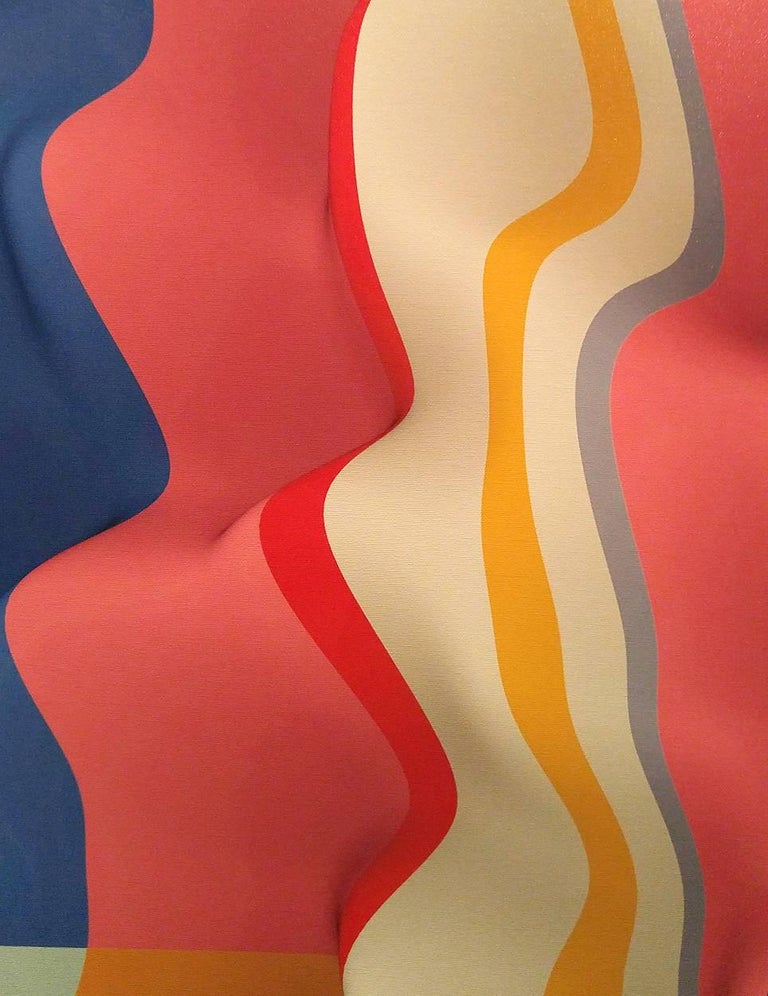 Joe Doyle and Diane Rosenblum - Noland Yellow and Black, 54x54 Flat ...