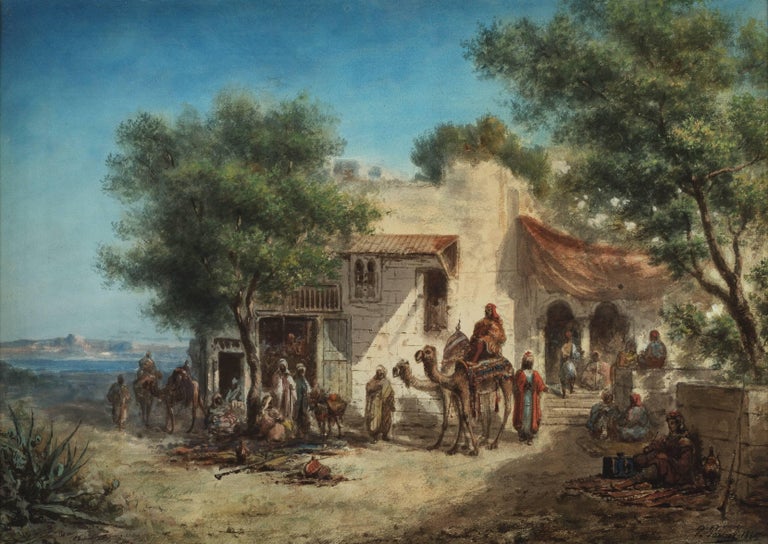 Paul Pascal - Orientalist Scene For Sale at 1stDibs