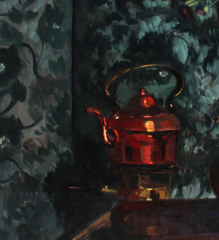 Alice Lolita Muth - Still Life with Copper Pot and Vase by Alice Lolita ...