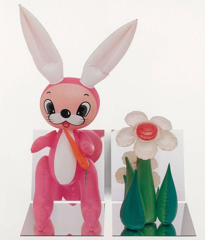 Jeff Koons - Inflatable Flower and Bunny at 1stDibs