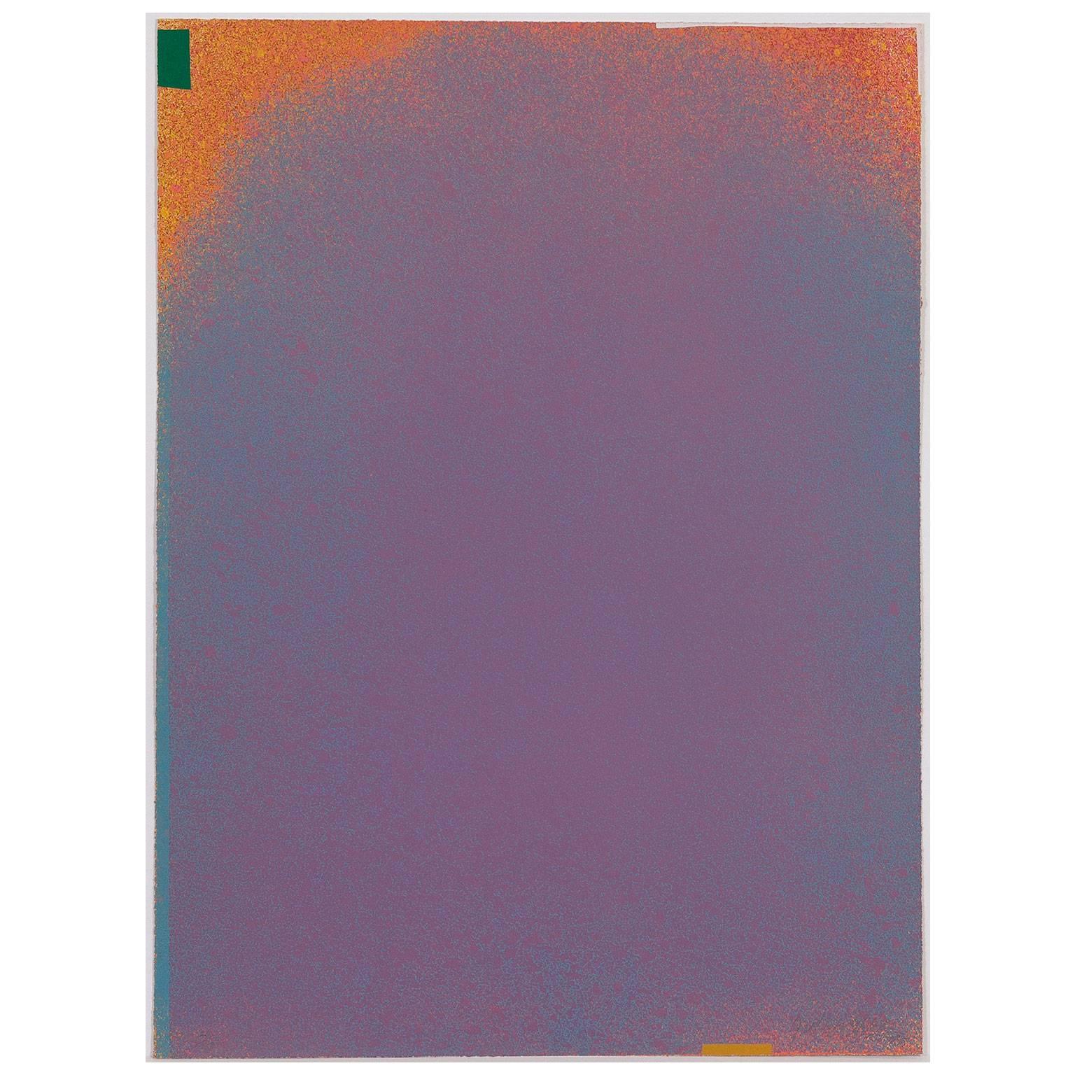 Jules Olitski - GRAPHIC SUITE I (MAUVE/BLUE) at 1stDibs