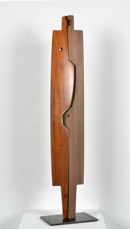 Pascal Pierme - mahogany sculpture, mid-century style, Figurine at 1stDibs