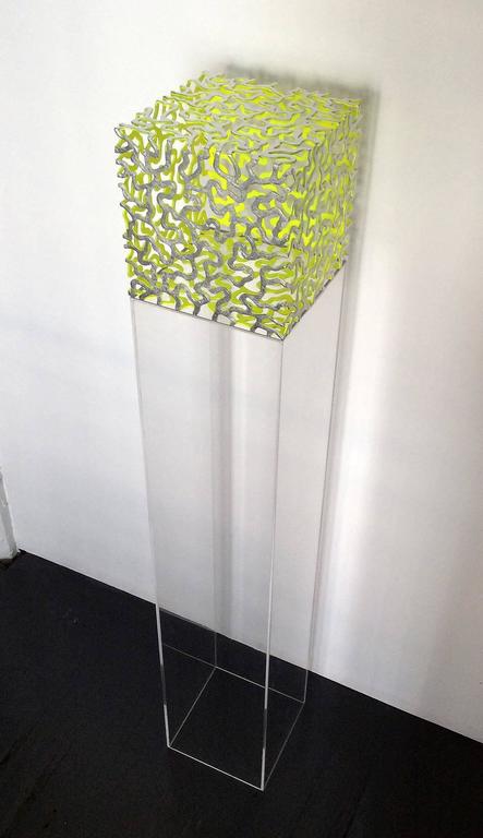 Yolanda et H - "CORAL", steel sculpture, inspired by brain coral forms ...