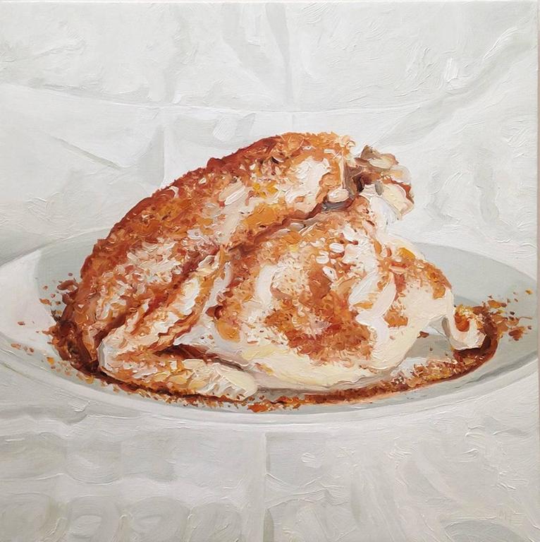 Matthew Hopkins - Broiler (Still Life of a Roasted Chicken) For Sale at ...