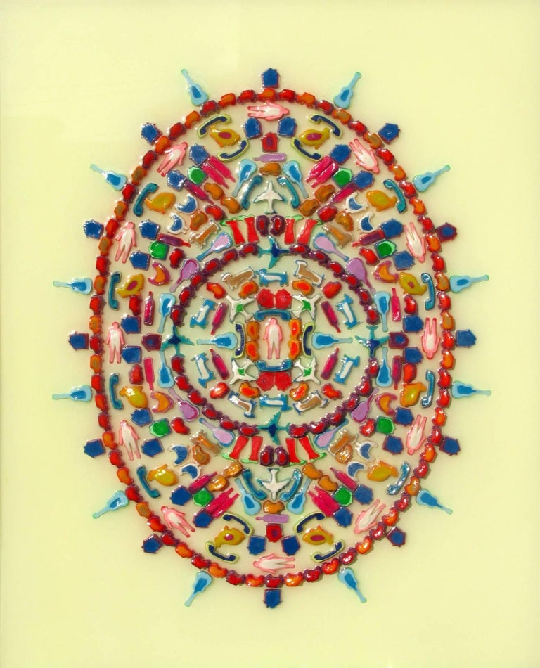 Fernando Orellana - Omega (Multi-colored Modern Mandala with Miniature ...