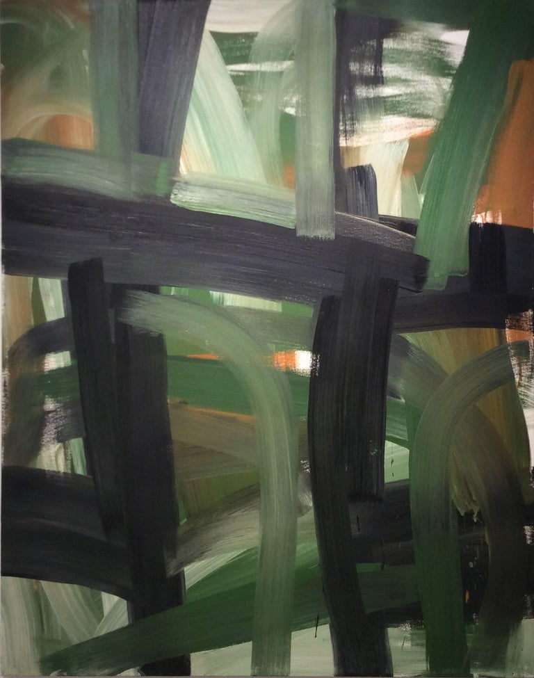 Christopher Engel - Somber Beginnings (Vertical Gestural Abstract ...