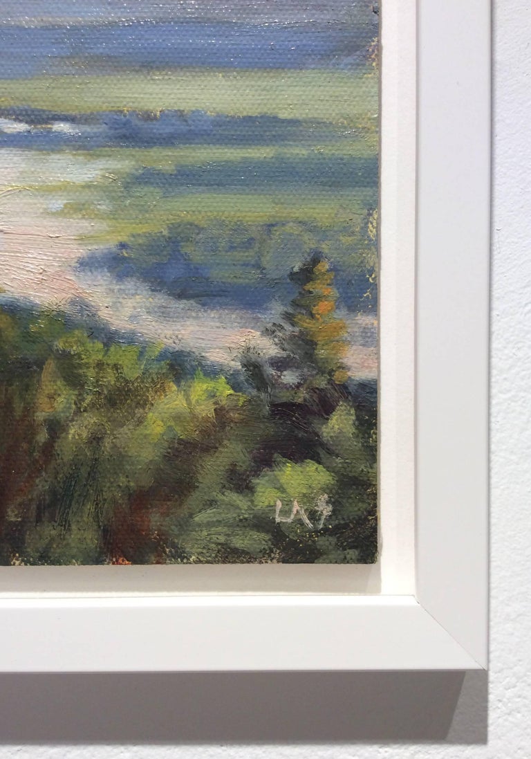 Leigh Anne Smith - Evening at Olana: Impressionist-Style Landscape Oil ...