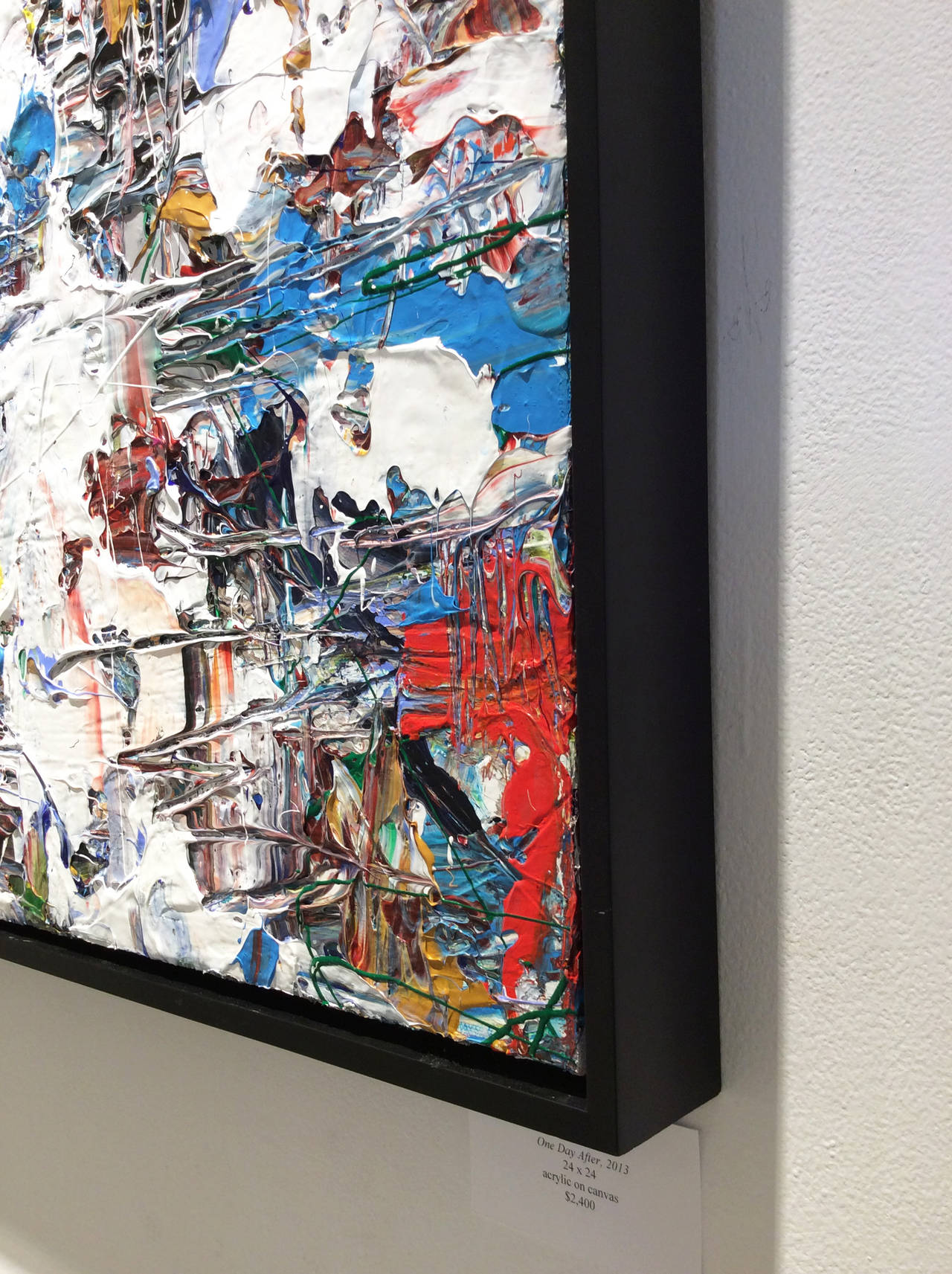 Adam Cohen - One Day After (Colorful Abstract Expressionist Acrylic on ...