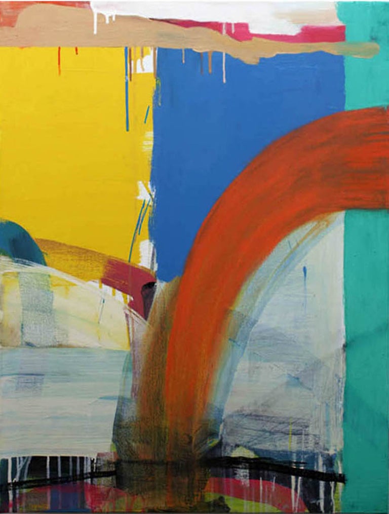 Christopher Engel - Untitled with Orange Arc For Sale at 1stDibs