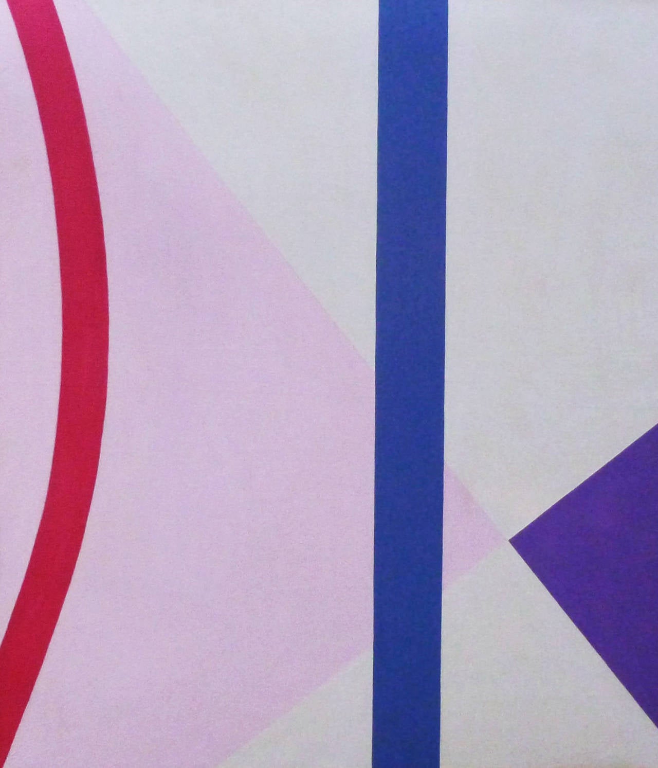 Stephen Brophy - Red Convergence (Modern, Abstract Geometric Red and ...