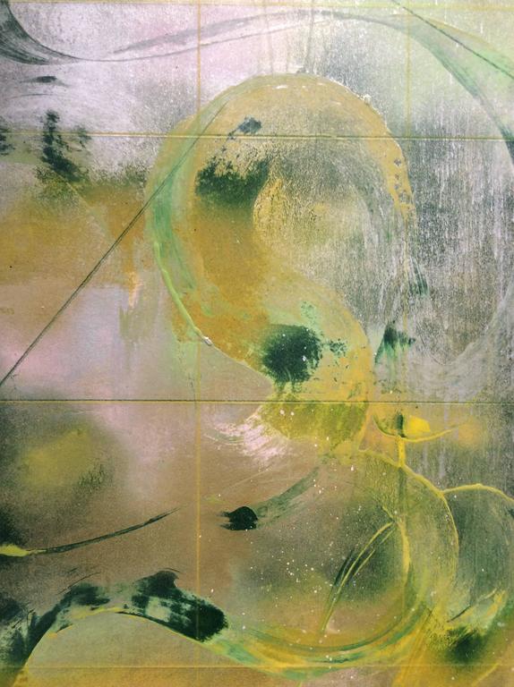 Bruce Murphy - Looking for Truth (Gestural Abstract Painting in Green ...