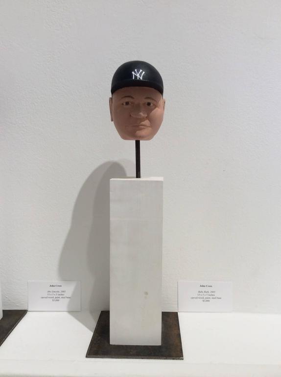 John Cross - Babe Ruth (Carved Wooden Bust of Iconic Baseball Player ...