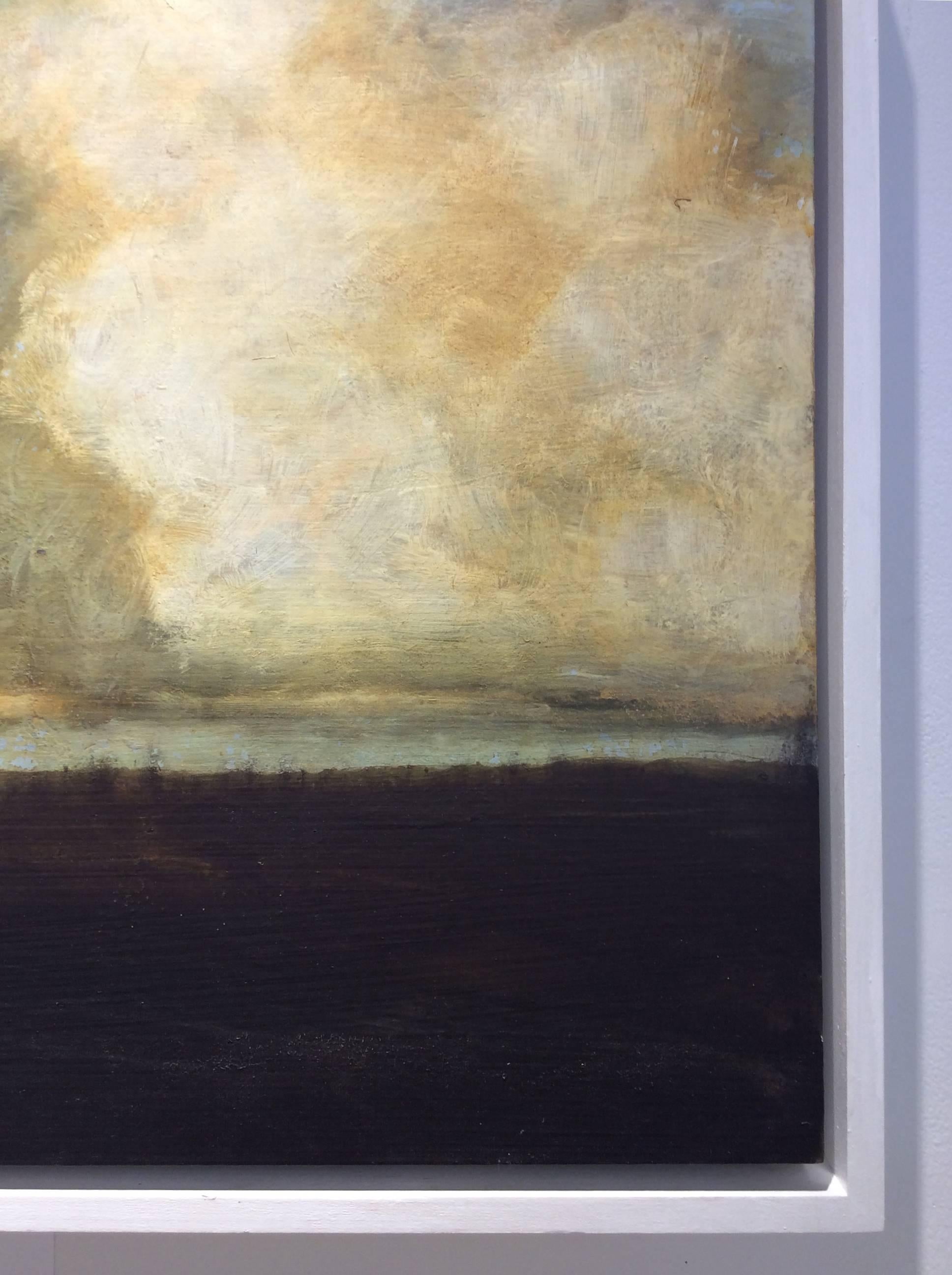 David Konigsberg - Low Cumulus (Modern Landscape Painting of Bright ...