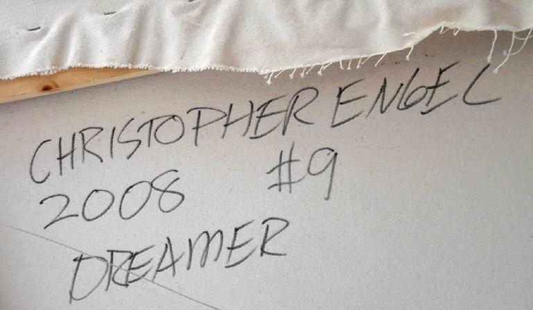 Christopher Engel - Dreamer (Contemporary, Abstract Painting in Earth ...
