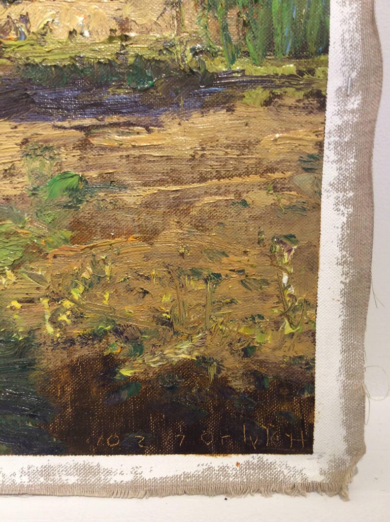 Harry Orlyk - #5513 House on East Main: Modern Impressionist Landscape ...