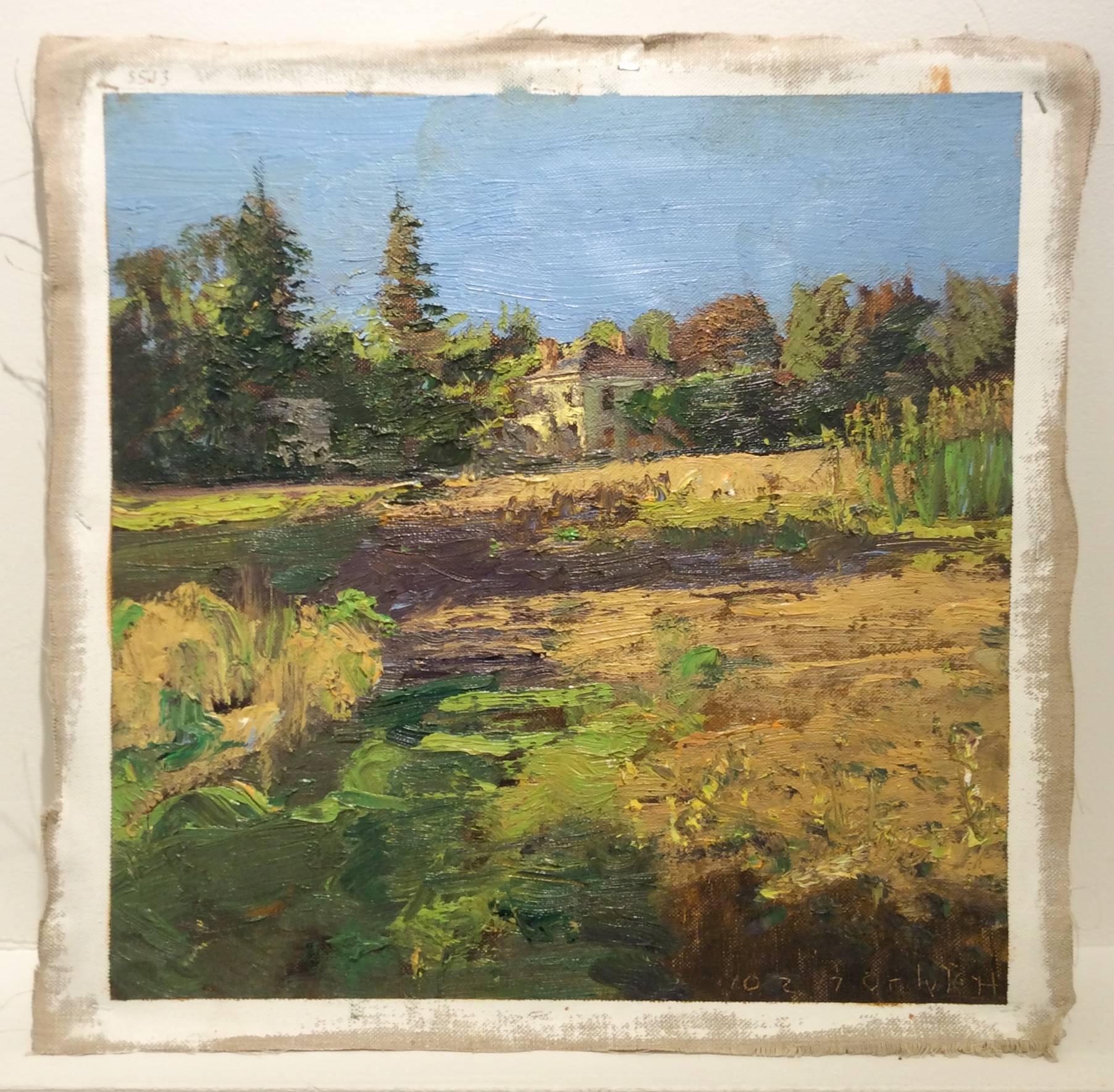 Harry Orlyk - #5513 House on East Main: Modern Impressionist Landscape ...
