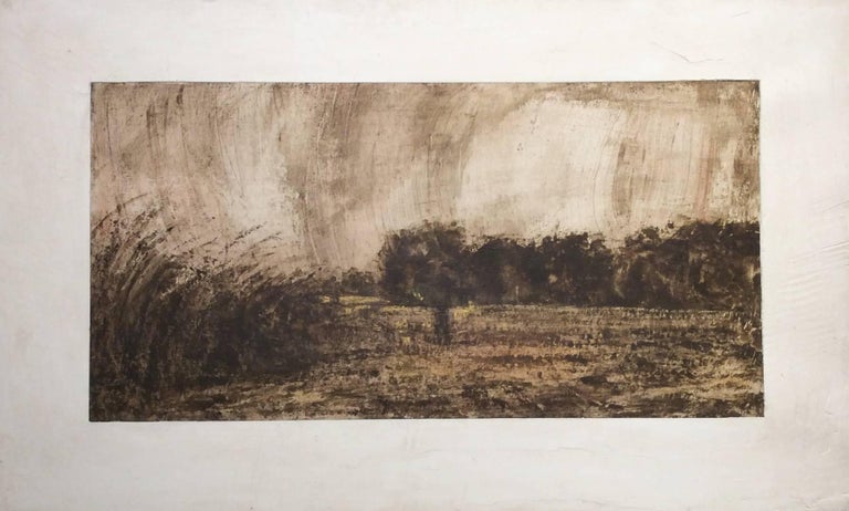 Don Bracken - Unknown Figure in a Field (Traditional Abstract Mixed ...