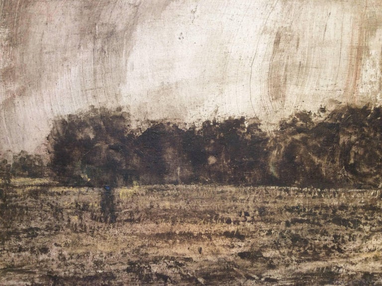 Don Bracken - Unknown Figure in a Field (Traditional Abstract Mixed ...