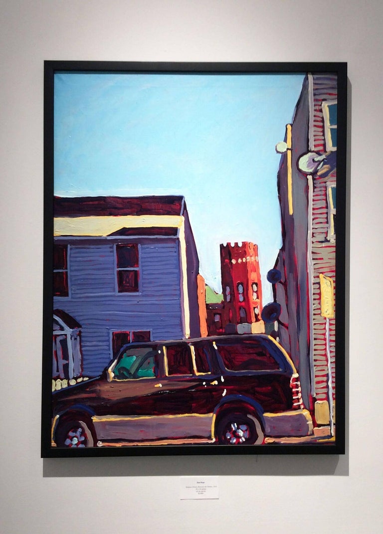 Dan Rupe - Hudson Library Between the Homes (Colorful Fauvist Style ...
