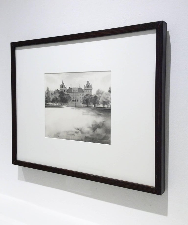 Scott Nelson Foster - Capitol II (Modern Realist Cityscape in Black and ...