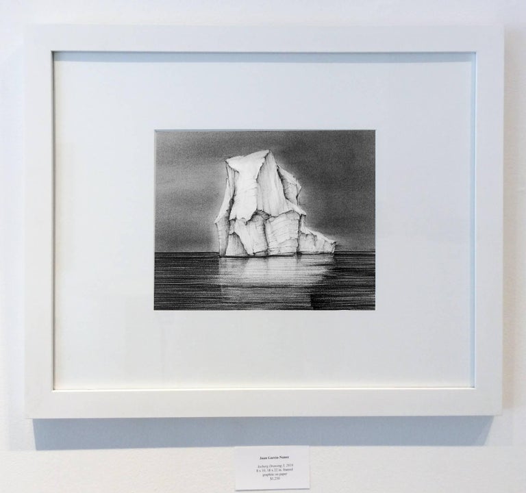 Juan Garcia-Nunez - Iceberg Drawing 3: Black and White Landscape ...