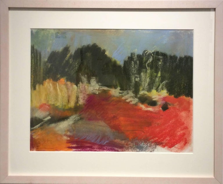 Nancy Rutter - Berkshire View (Ethereal Abstracted Landscape Pastel on ...