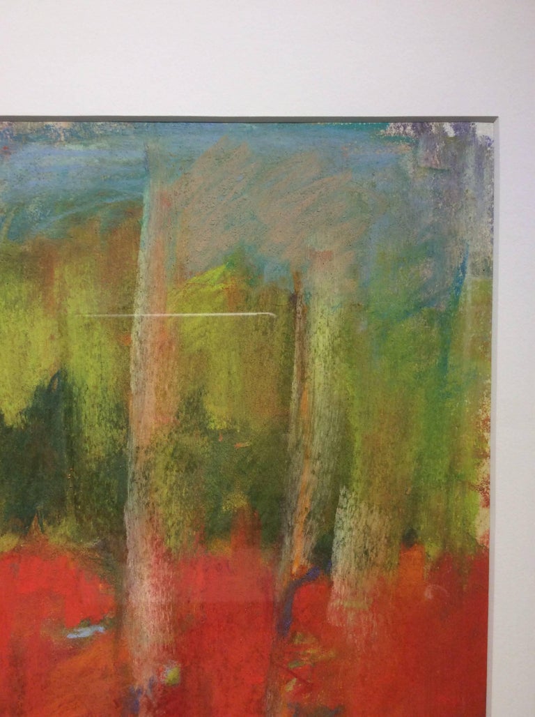Nancy Rutter - Wood Glen (Ethereal Abstracted Landscape Pastel on Paper ...
