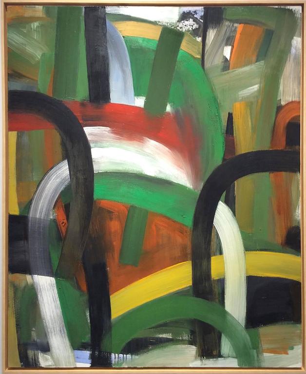 Christopher Engel - Parade (Large Abstract Expressionist Painting in ...