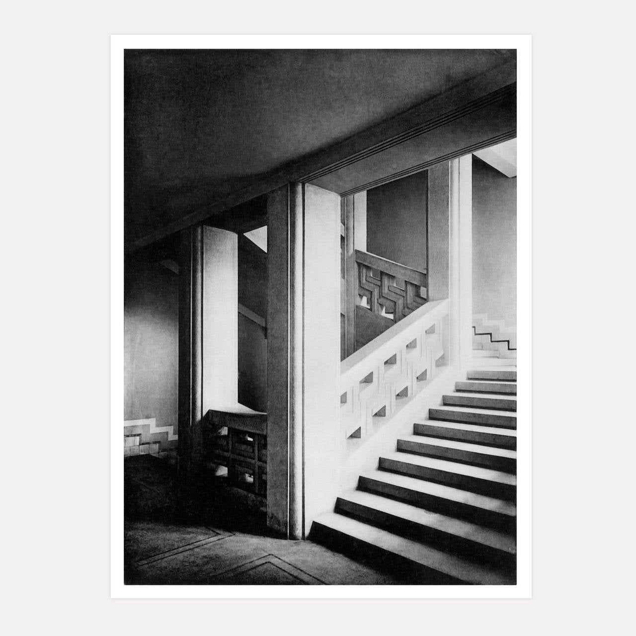 Ladislav Machon - Machon Staircase, Paris c1925 For Sale at 1stDibs